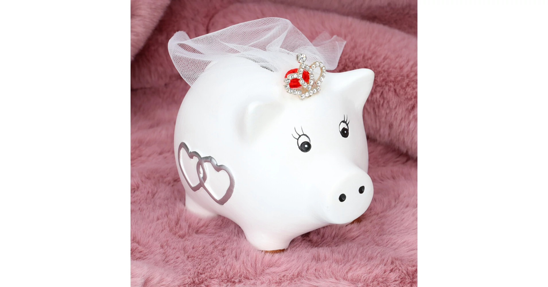 Esküvői malacpersely - Menyasszony